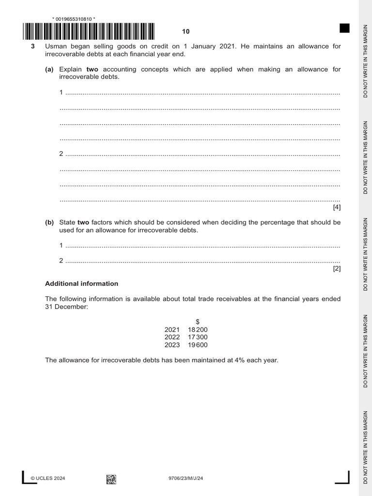 Bad Debts and Allowances | PDF | Liability (Financial Accounting) | Business Economics