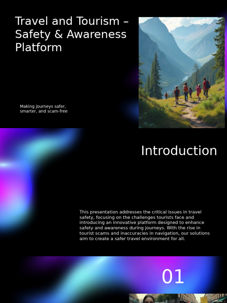 Travel Safety Awareness Platform Guide | PDF | Safety | Tourism
