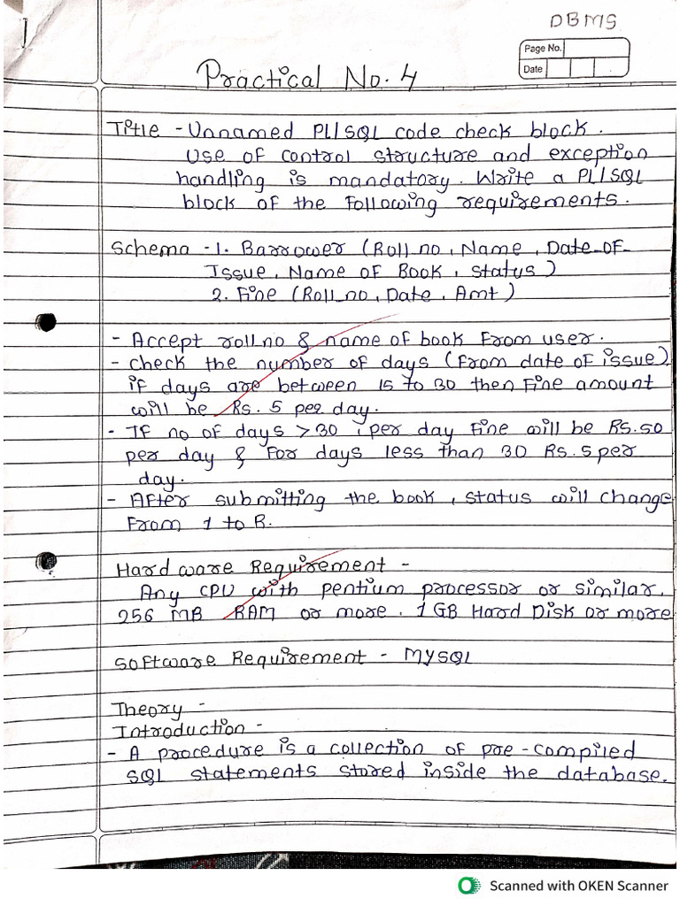 DBMS 4th To 12th Practical | PDF