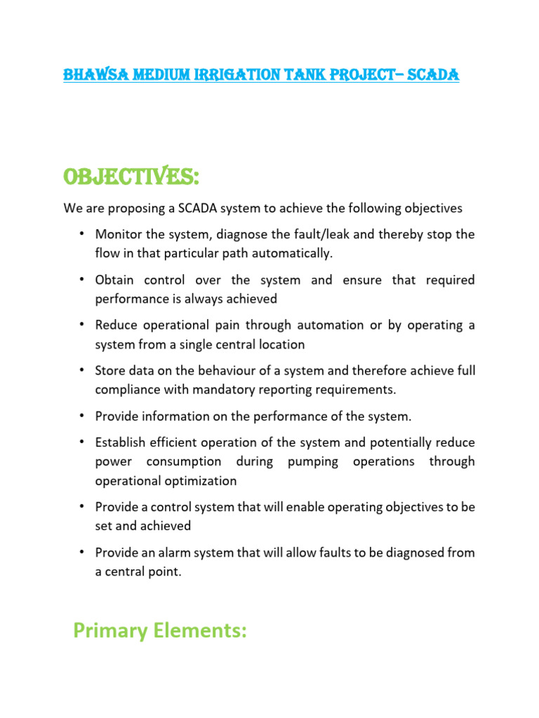 Bhawsa Project Scada | PDF | Scada | Computer Network