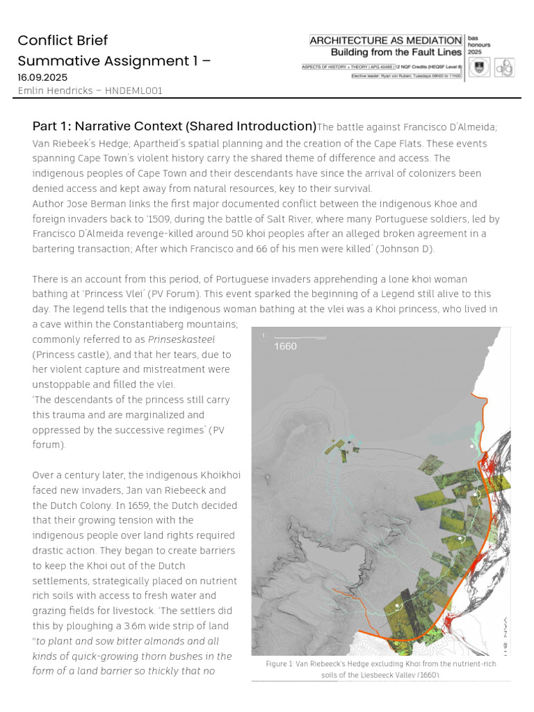 Conflict Brief - Emlin Hendricks | PDF