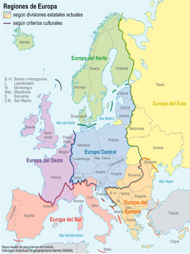 Regions of Europe | PDF