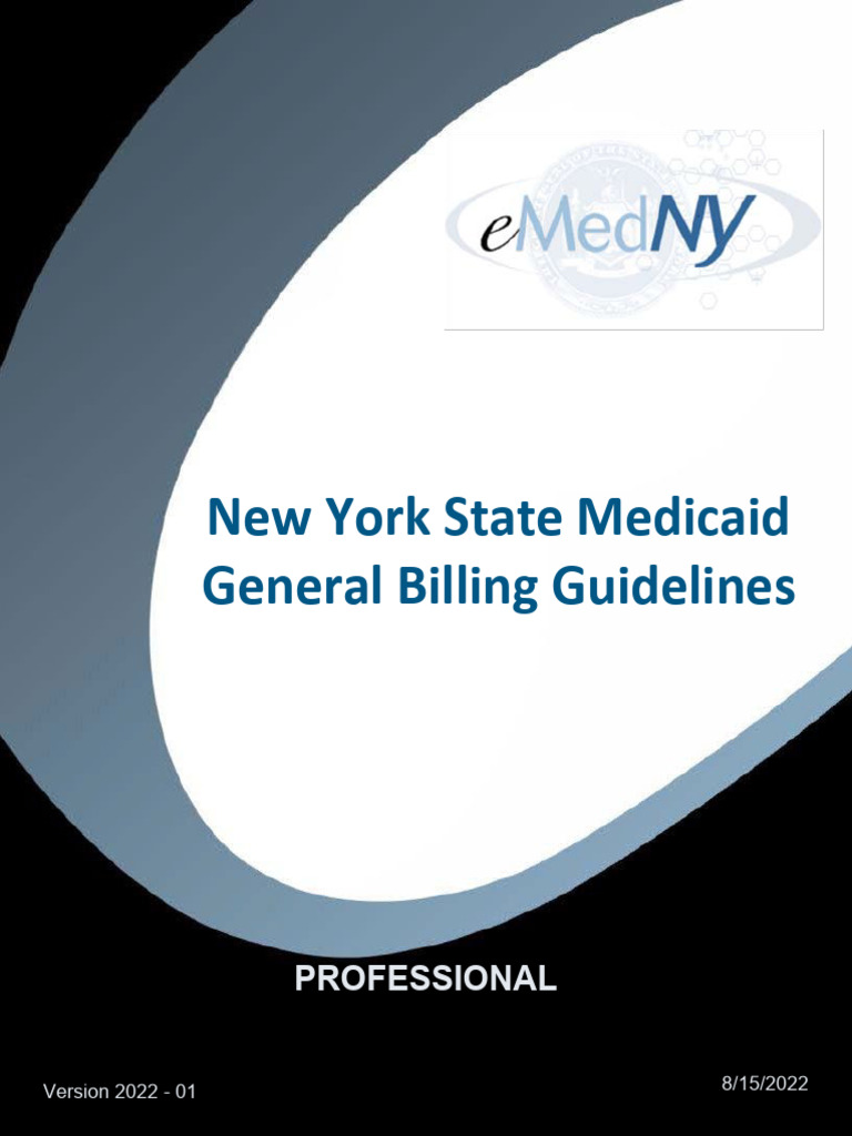 General Billing Guidelines Professional | PDF | Medicare (United States ...