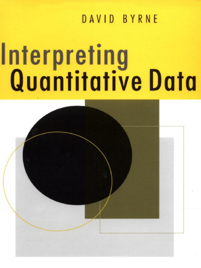 Interpreting Quantitative Data | PDF | Statistics | Quantitative Research