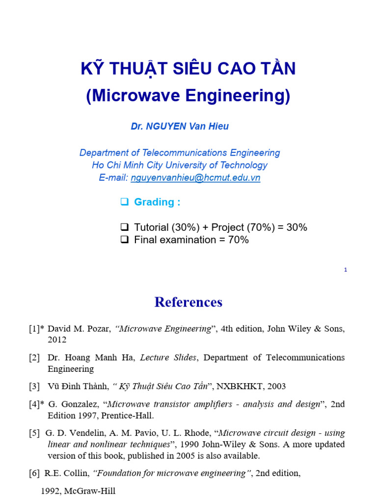 Microwave Engineering Techniques Overview | PDF | Microwave ...