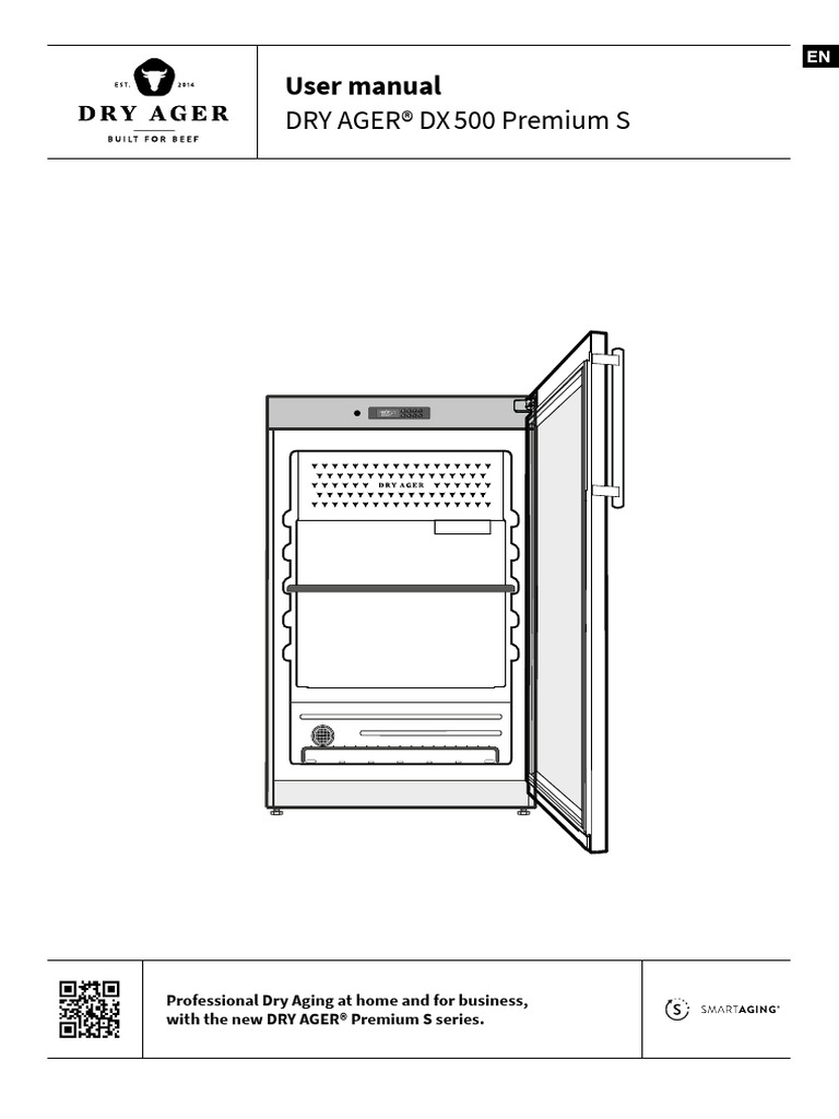 20240124_DryAger_DX500_PremiumS_UserManual_ENG_Screen | PDF | Ventilation (Architecture)