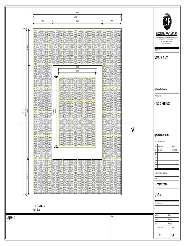 IMP SDR Ceiling Middle East Resto @Proyek Melia (u. Detail Frame) (1 ...