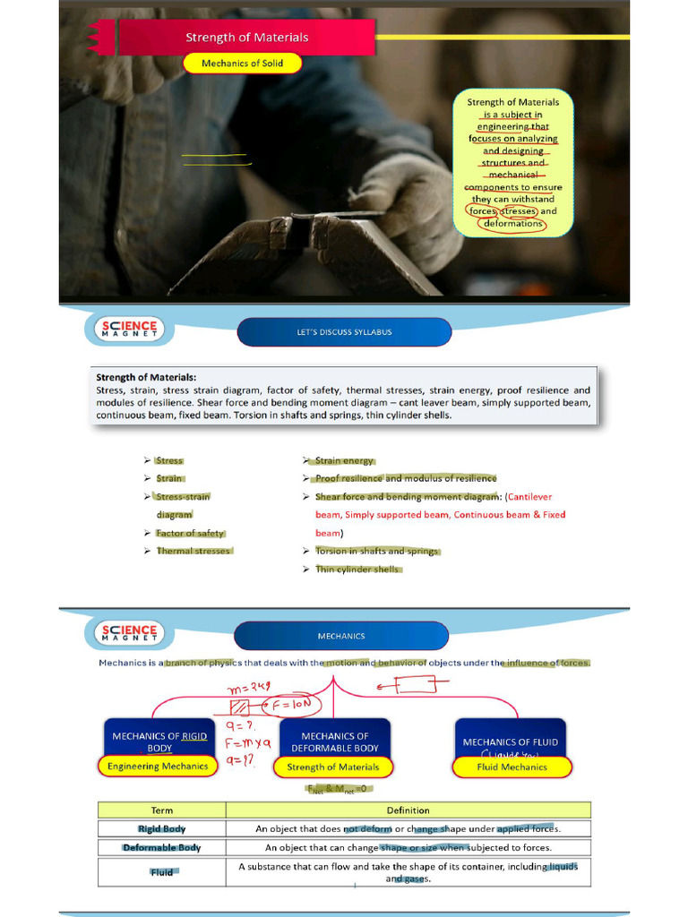 Strength of Materials | PDF