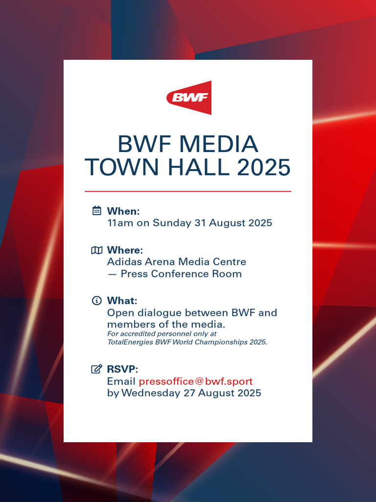 Media Town Hall Invite | PDF