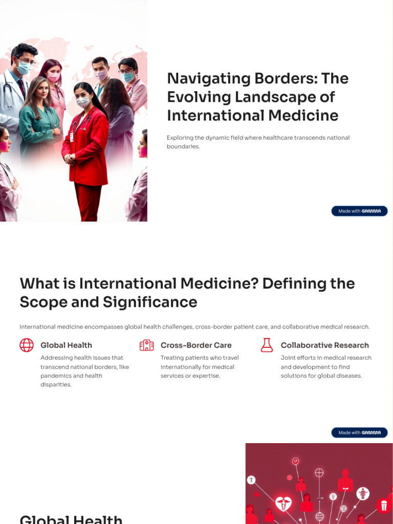 Navigating Borders The Evolving Landscape of International Medicine ...