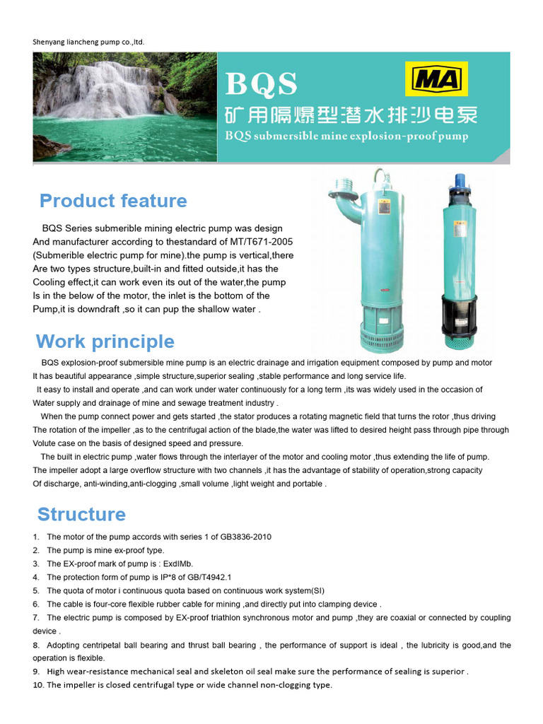 Mine Pump Catalogue | PDF | Pump | Machines