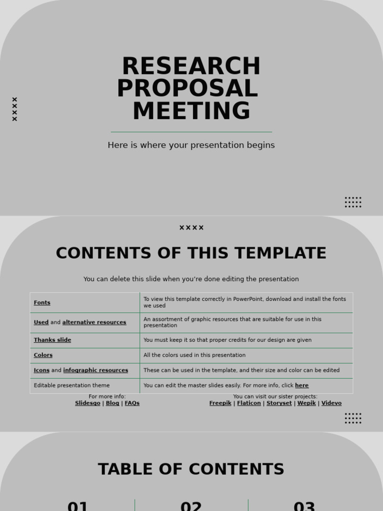 Research Proposal Meeting by Slidesgo | PDF | Planets | Saturn