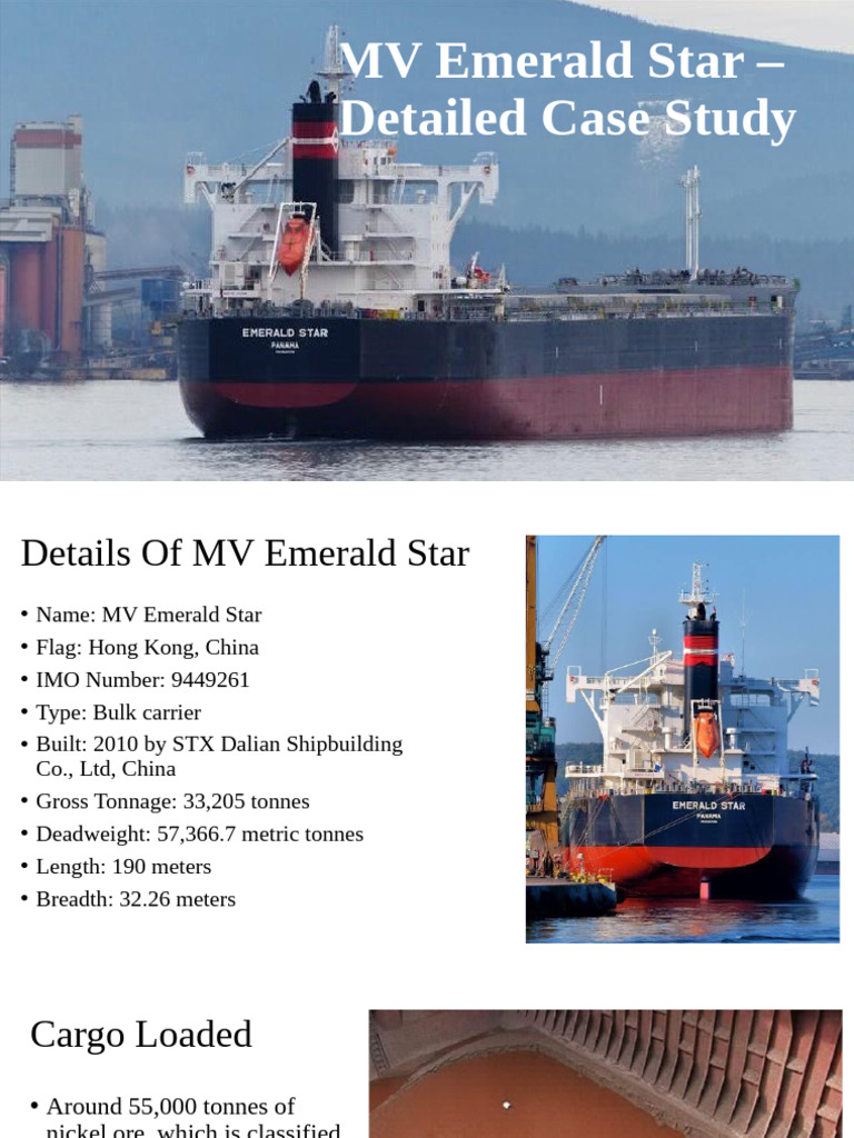 MV Emerald Star Case Study: Cargo Loss | PDF | Typhoon | Port