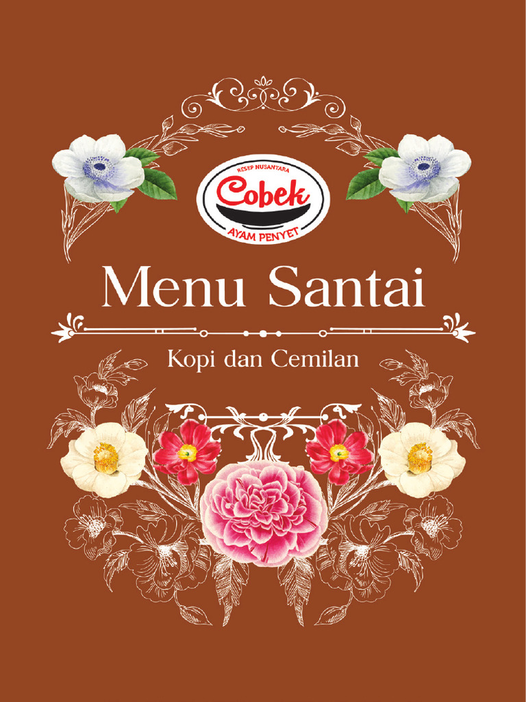 Menu Santai Cobek Ayam Penyet | PDF
