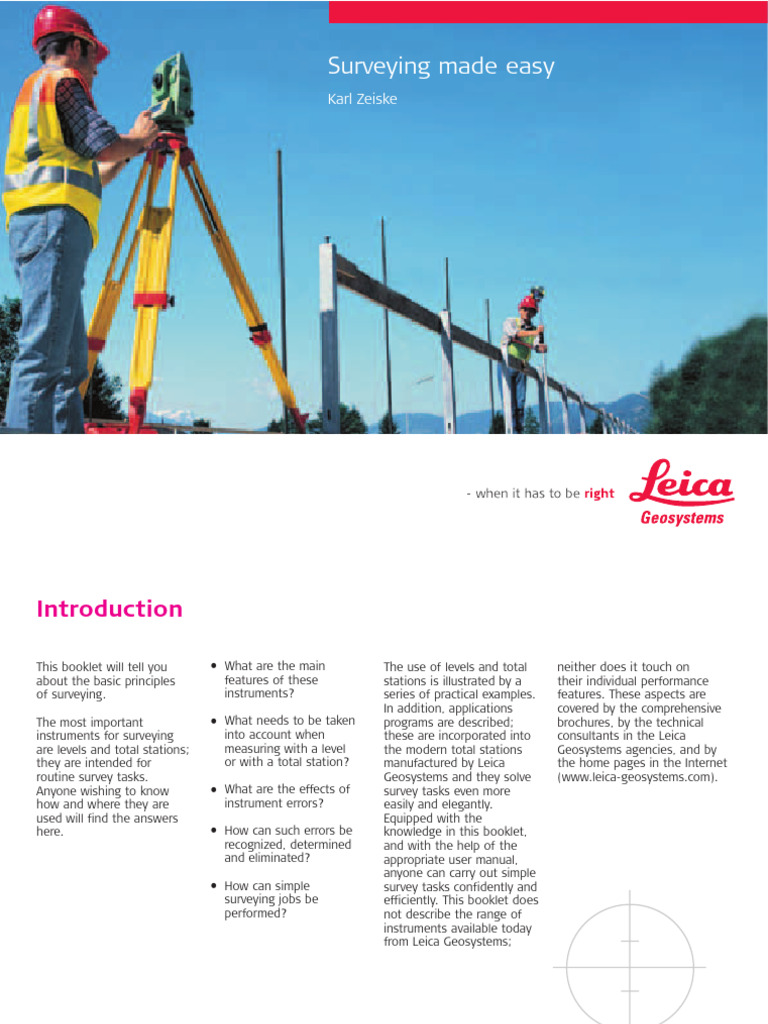 Essential Surveying Techniques Guide | PDF | Surveying