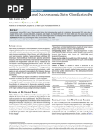BG Prasad Classification Update 2025 | PDF | Socioeconomic Status ...