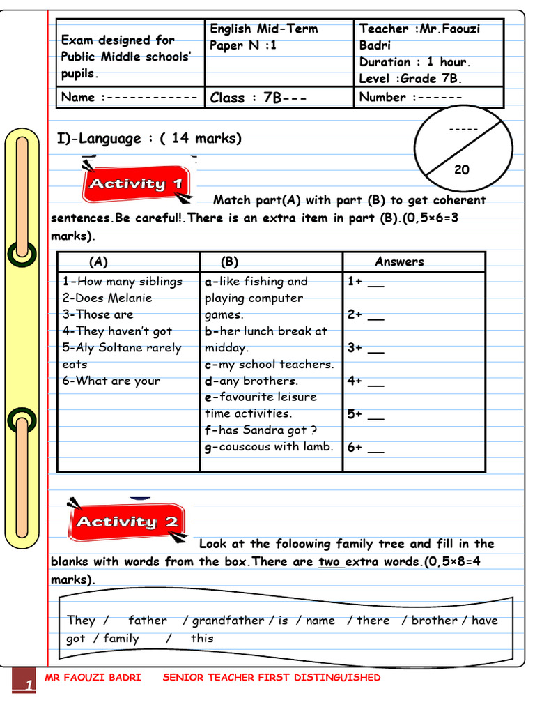 GRADE 7 ENGLISH | PDF
