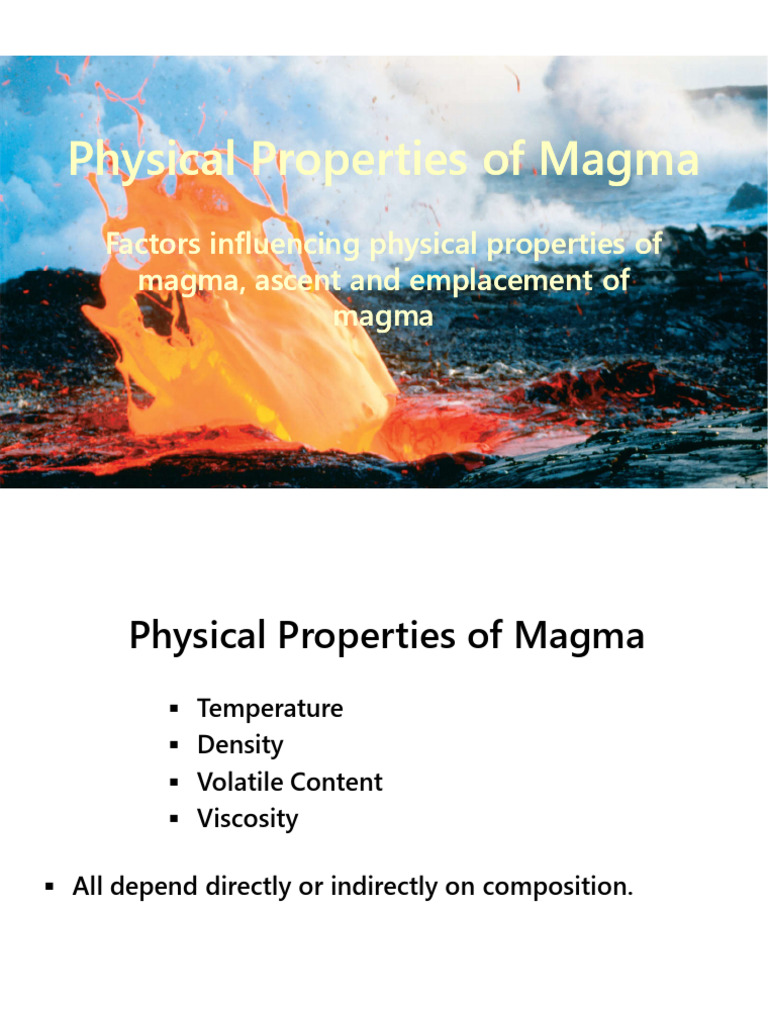MFH - AUS - Magma Properties | PDF | Magma | Basalt