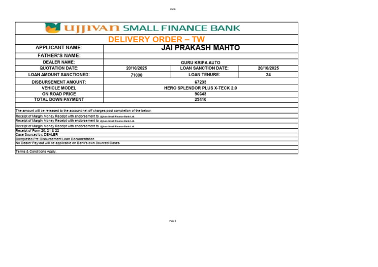 Delivery Order (31) | PDF