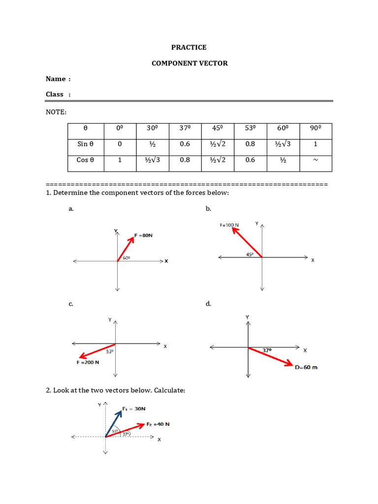 Practice Vector | PDF