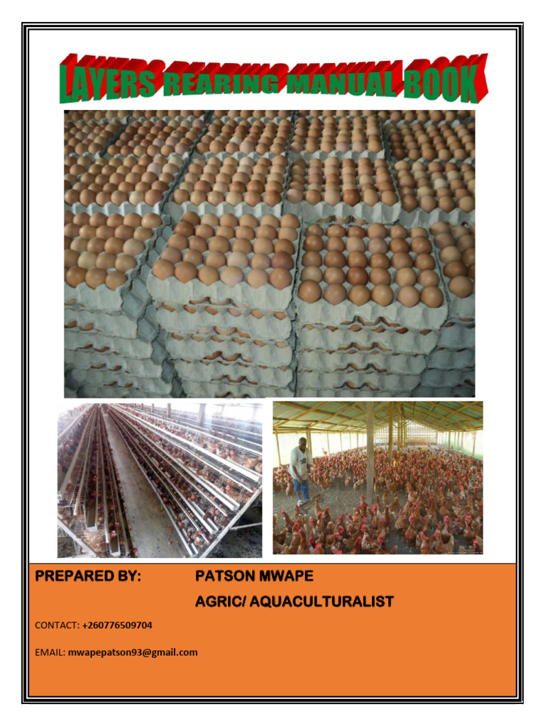 Layers Rearing Manual Book | PDF | Poultry Farming