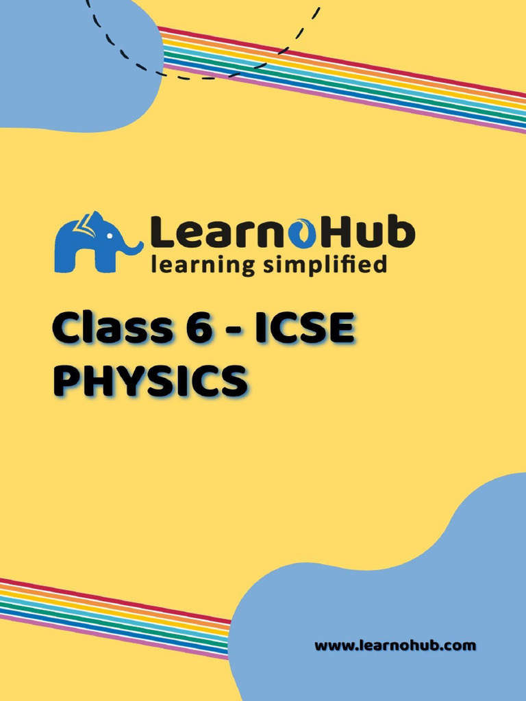 Class 6 ICSE Physics Sample Paper 2 | PDF | Force | Temperature