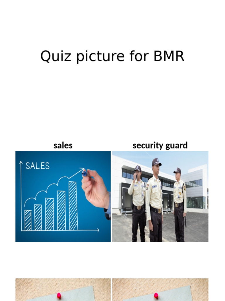 Quiz Picture For BMR | PDF