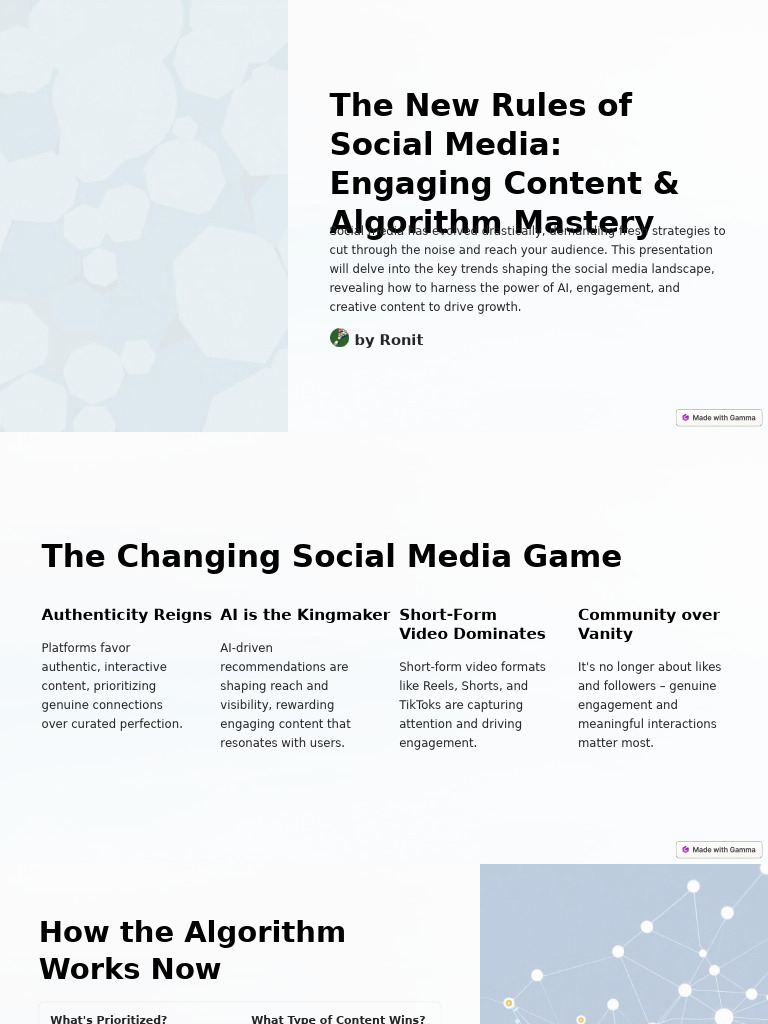 Algorithm of Social Media | PDF | Social Psychology | Communication
