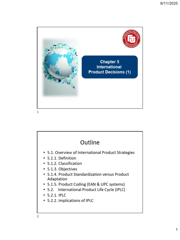 International Product Strategy Overview | PDF | Barcode | Universal ...