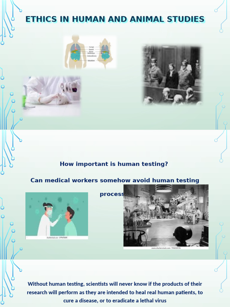 Ethics in Human and Animal Research | PDF | Informed Consent ...