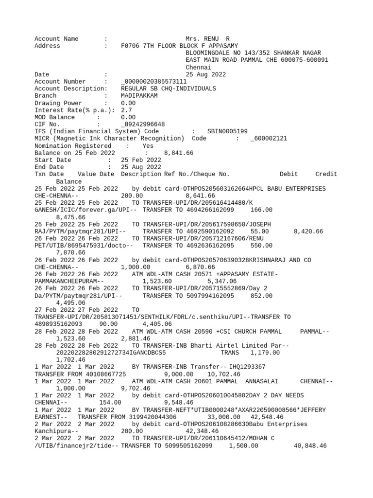 Yk CRa 2 DB Iw 5 TTu HQ | PDF | Debit Card | Banking