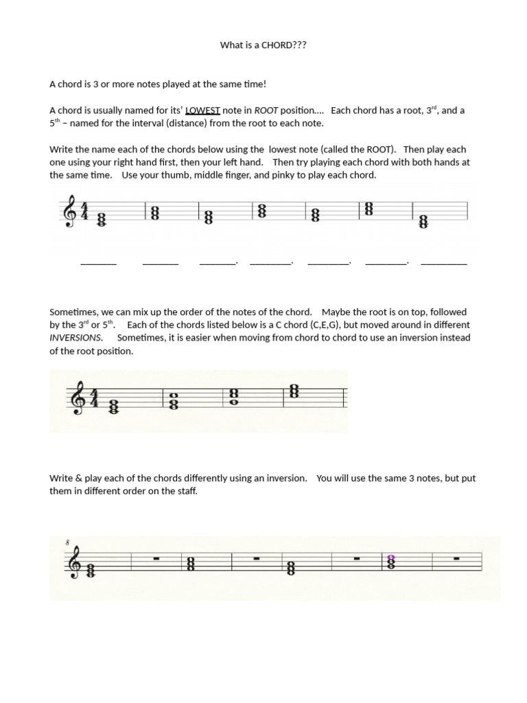 What Is A CHORD | PDF