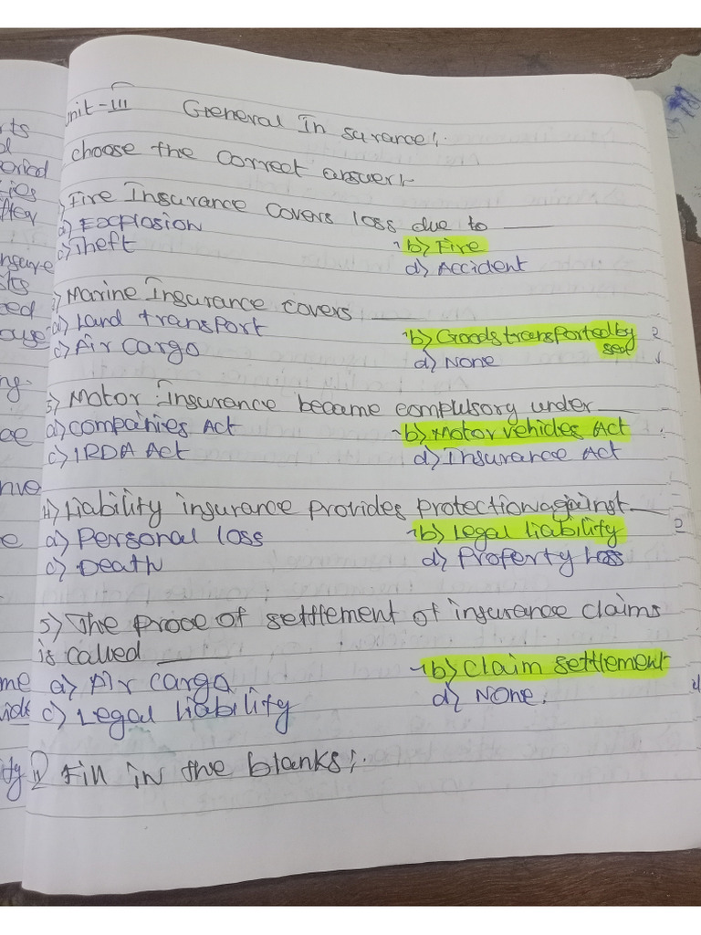 Insurance Assignment 3 | PDF
