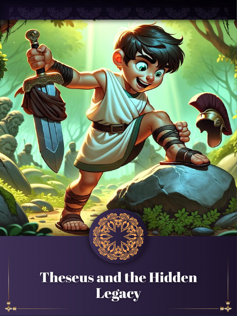 Theseus and the Lifting of the Rock | PDF | Theseus | Minotaur