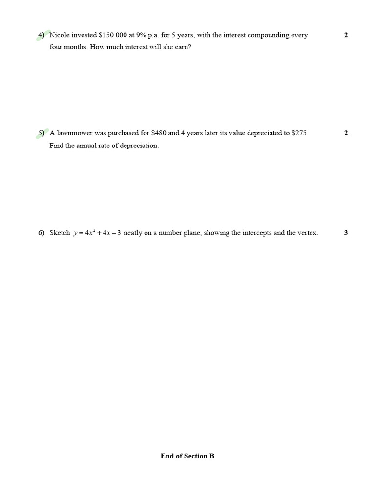 Sydney Boys 2019 Year 10 Maths HY & Solutions | PDF | Geometry ...