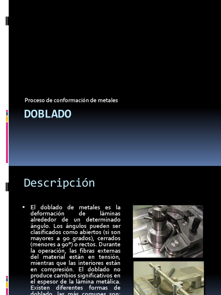 Proceso de Doblado | PDF | Rieles | Presión
