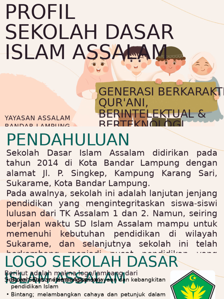 1 Profil SD Islam Assalam 25-26 | PDF
