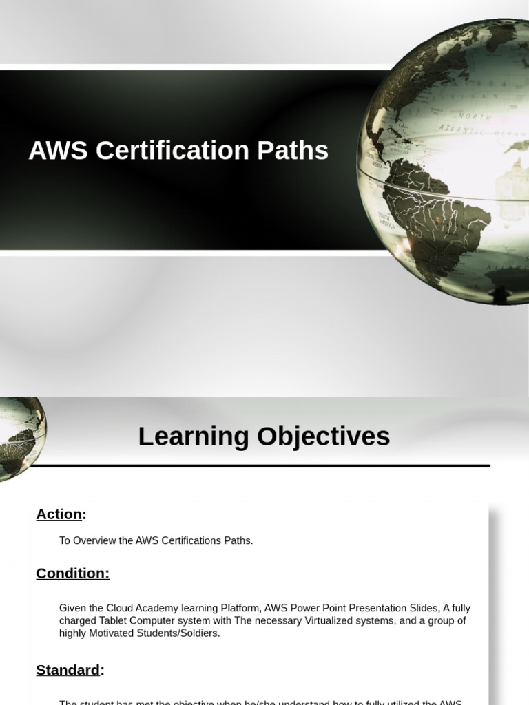 AWS Certification Path Overview Guide | PDF