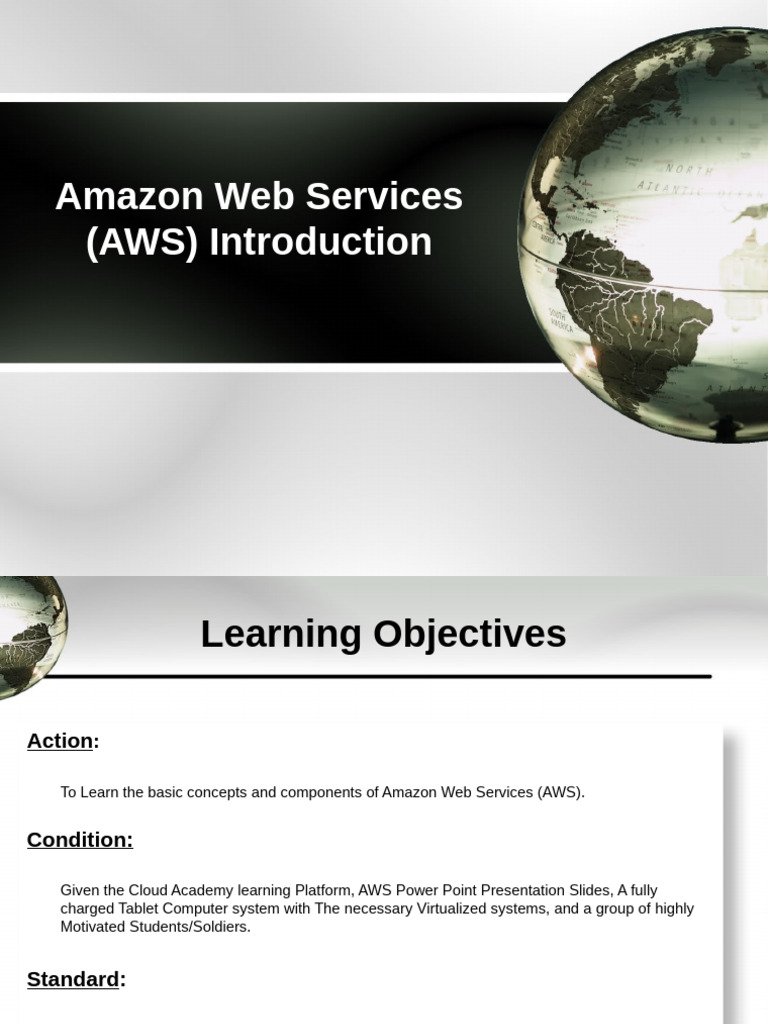 3 - AWS - Amazon Web Services (AWS) Introduction v1.2.28.22 | PDF ...
