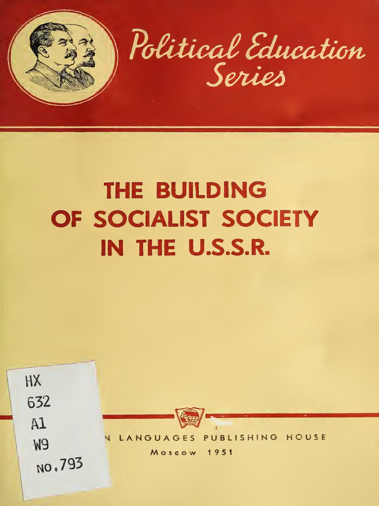 Building of Socialist Society in The USSR (Foreign Languages Publishing ...