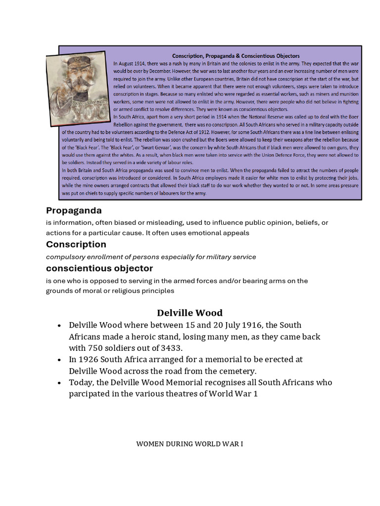 World War I (Propaganda) | PDF