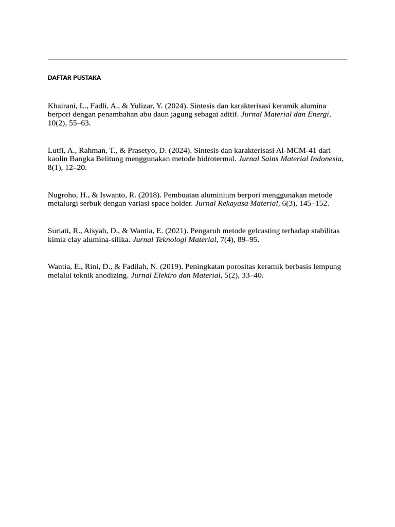 Dapus Material | PDF