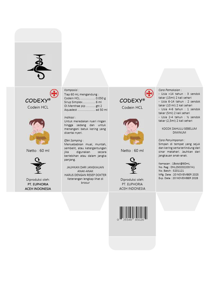 Obat Batuk Codein HCL 60 ml | PDF
