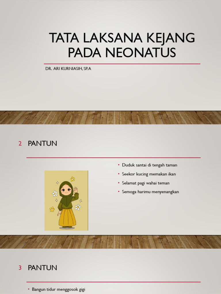 Penatalaksanaan Kejang Neonatus oleh Dr. Ari Kurniasih | PDF