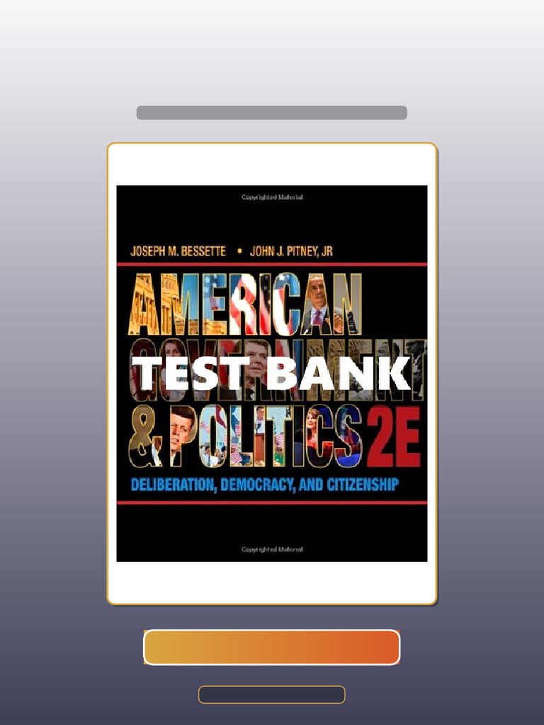 Ultimate Bundle American Government and Politics Deliberation Democracy ...