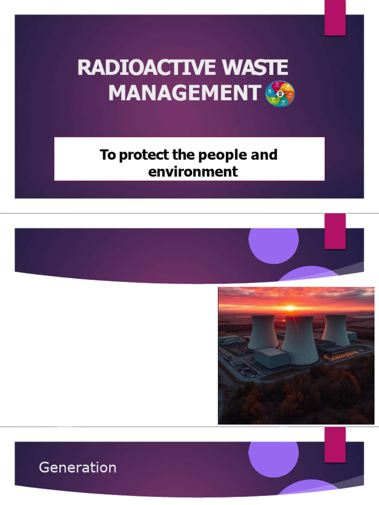 Radioactive Waste Management 2 | PDF | Radioactive Waste | Nuclear Power