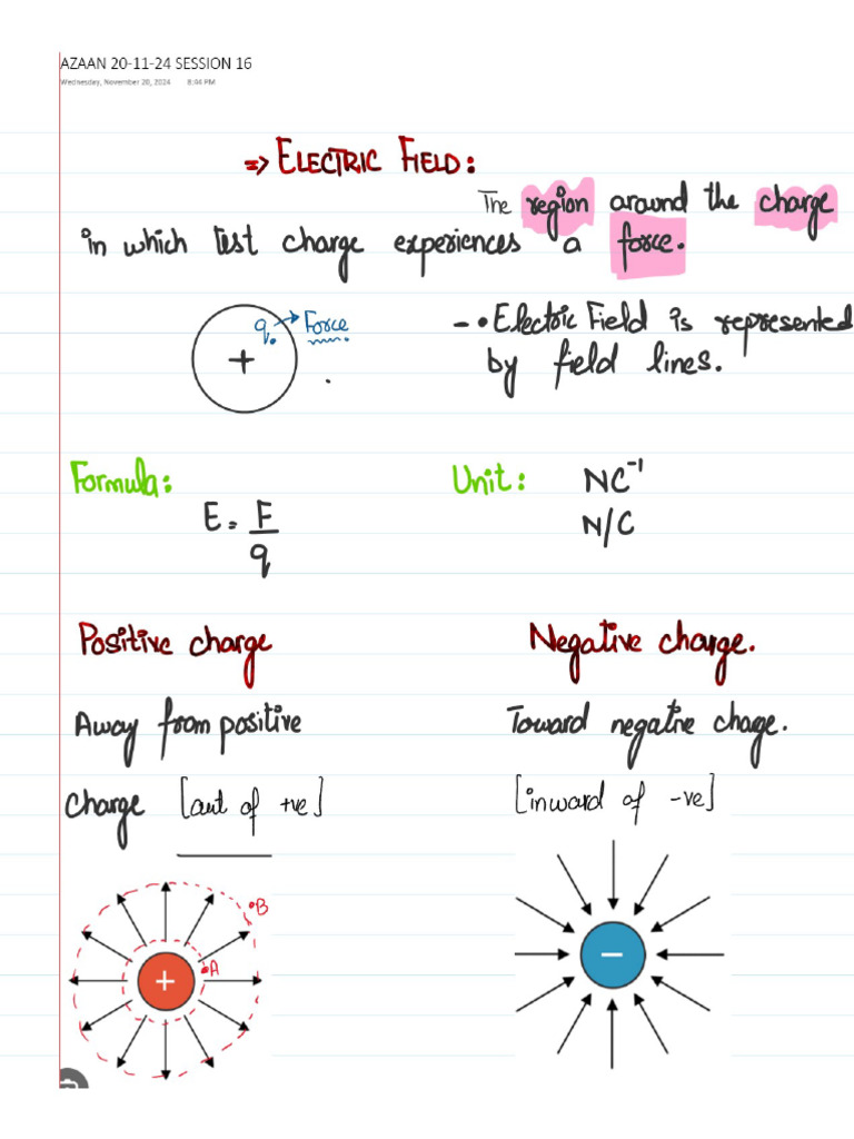 Electrical Field | PDF