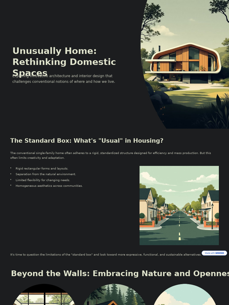 Rethinking Home Design: Innovative Spaces | PDF | Lighting | Natural ...