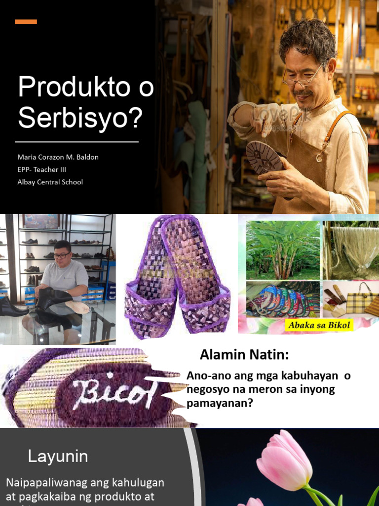 Produkto o Serbisyo | PDF