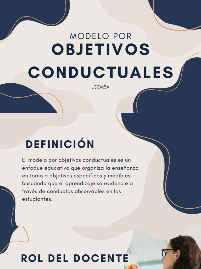 Modelo Educativo por Objetivos Conductuales | PDF | Plan de estudios ...